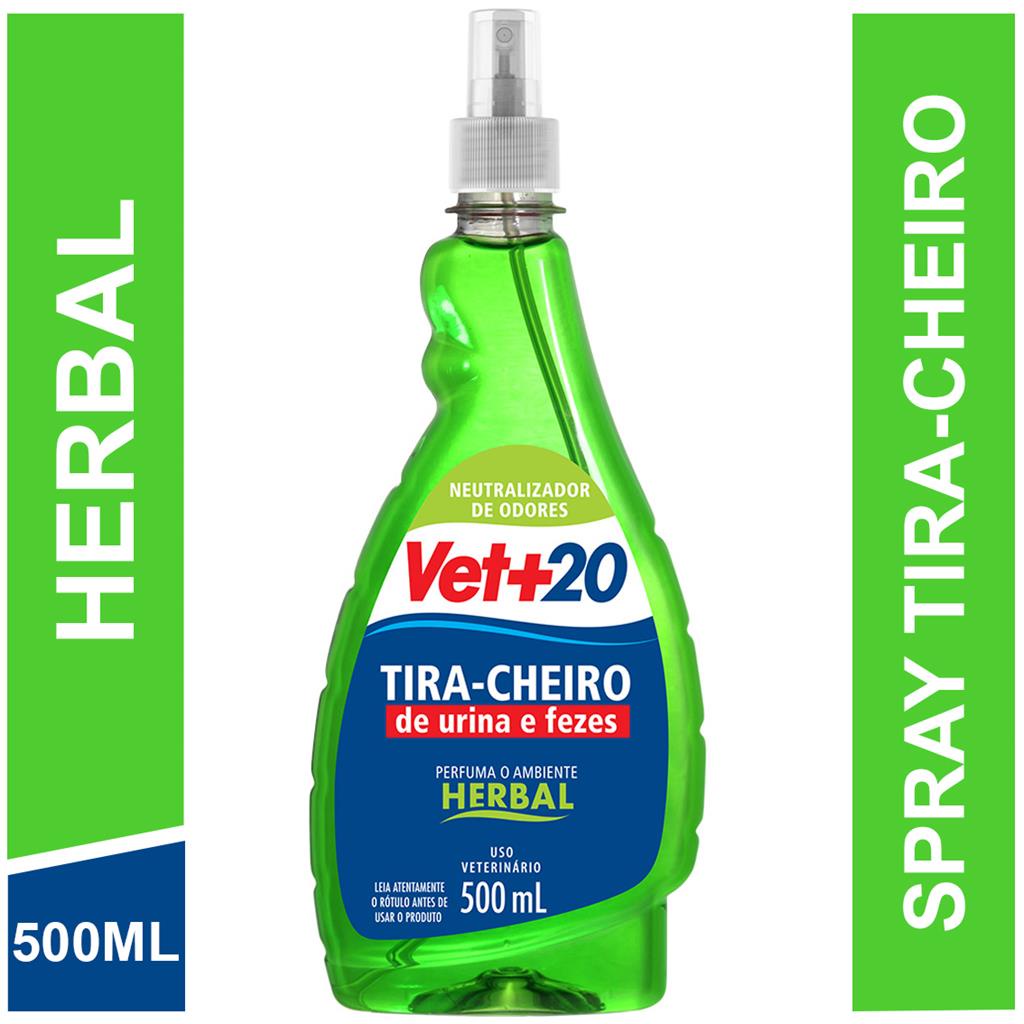 Spray Tira Cheiro Urina e Fezes Herbal Vet+20 500ml | Shopee Brasil