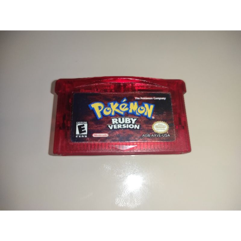 Pokémon Ruby 100% original GBA Gameboy Advance | Shopee Brasil