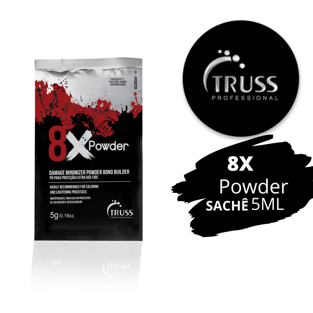 TRUSS 8X POWDER PÓ PARA PROTEÇÃO EXTRA DOS FIOS 5g | Shopee Brasil