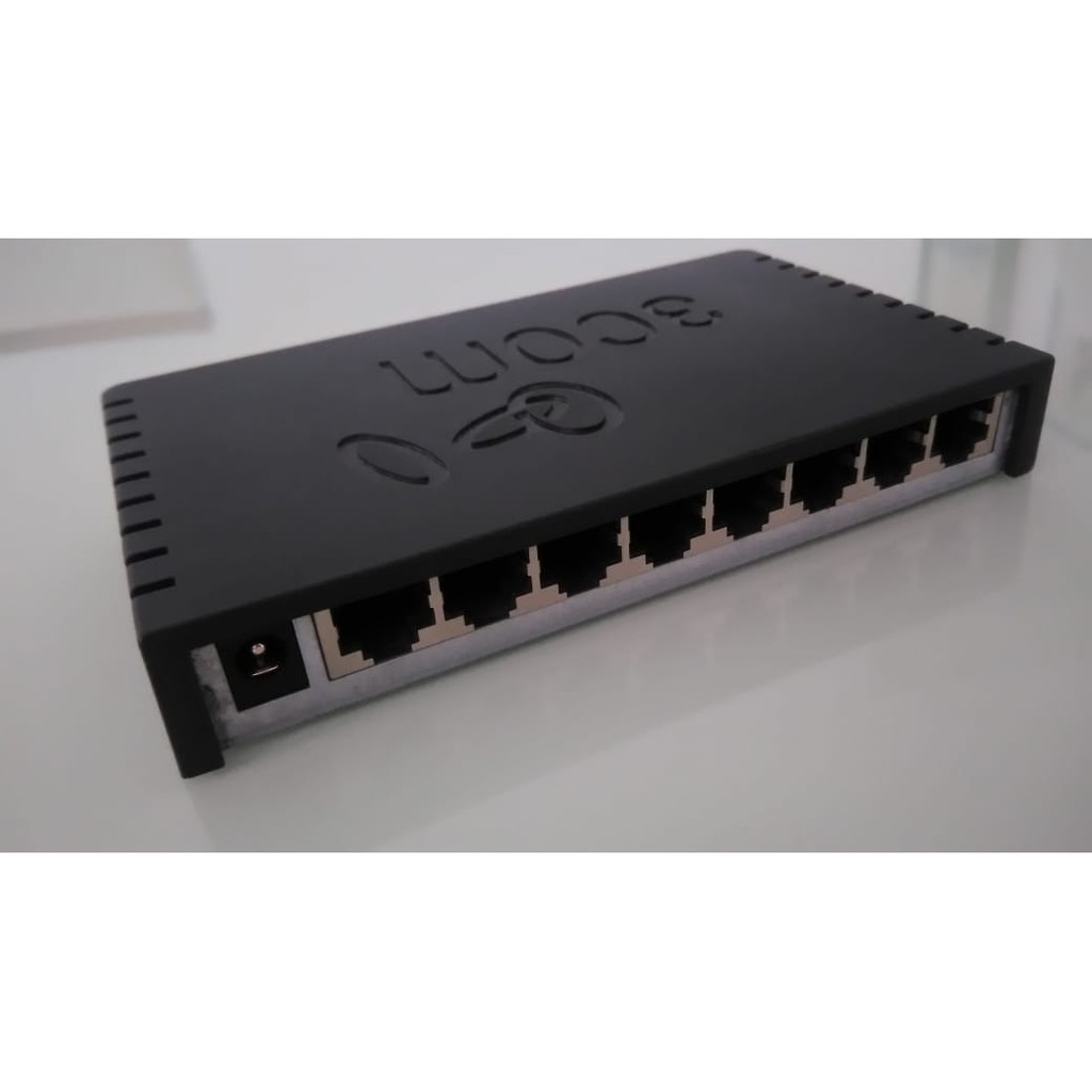 Switch 3com 8 Portas Fast Ethernet Modelo 3c16708 Jd862a | Shopee Brasil