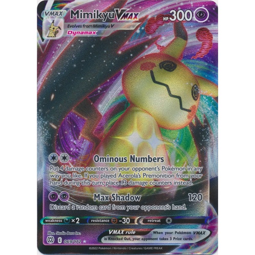 Mimikyu Vmax 69 PT-BR | Shopee Brasil