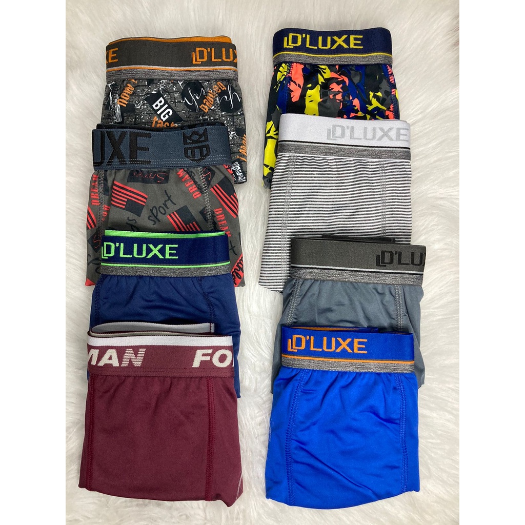 Kit 05 Cueca Box Varias Marcas E Estampas G1 G2 G3 | Shopee Brasil