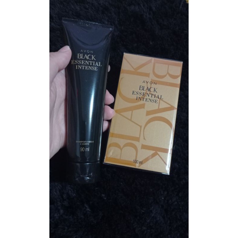 Kit Black Essential Intense | Shopee Brasil