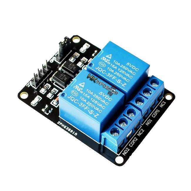 Módulo Relé 5v Dual Canal Arduino | Shopee Brasil