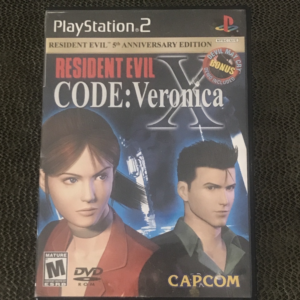 Resident Evil: Code Veronica X - ORIGINAL Playstation 2 ( PS2 ...