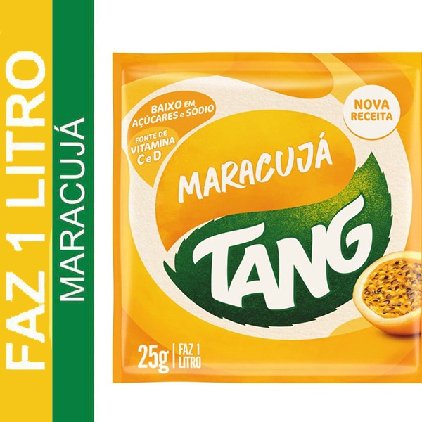 10 Sucos Tang 25g - Sabor Maracujá (10 Unidades) | Shopee Brasil