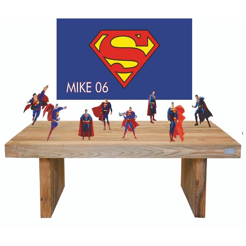 Kit Display - Superman 8un Mesa + Painel | Shopee Brasil
