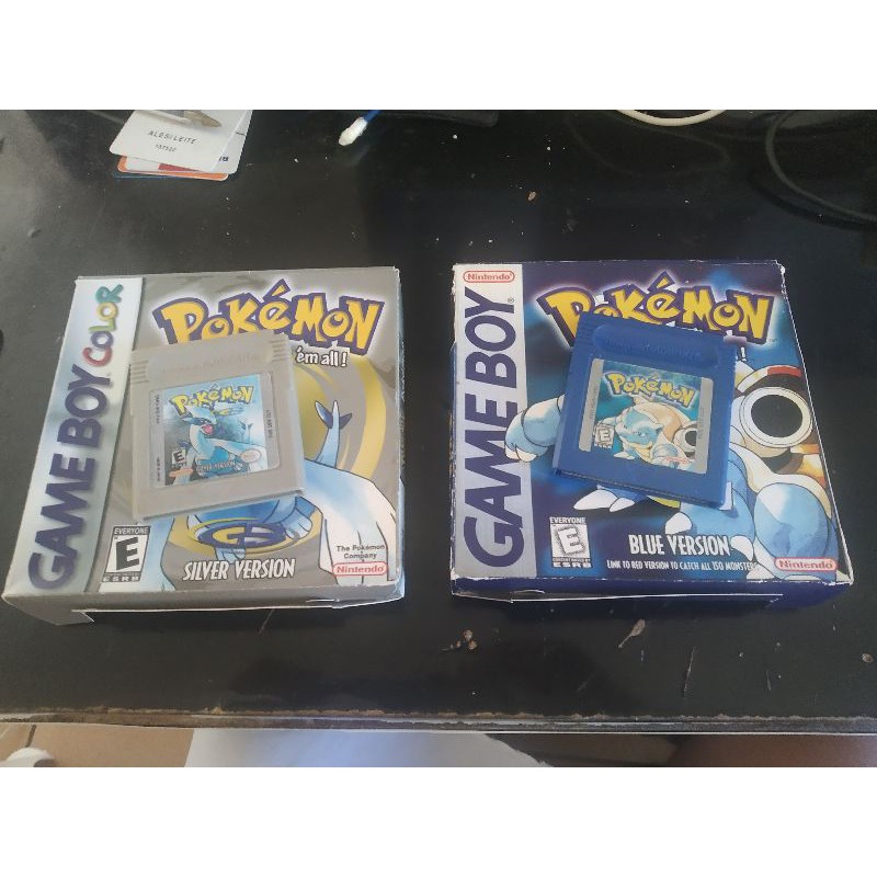 Pokémon Blue e Silver // Rodrigo | Shopee Brasil