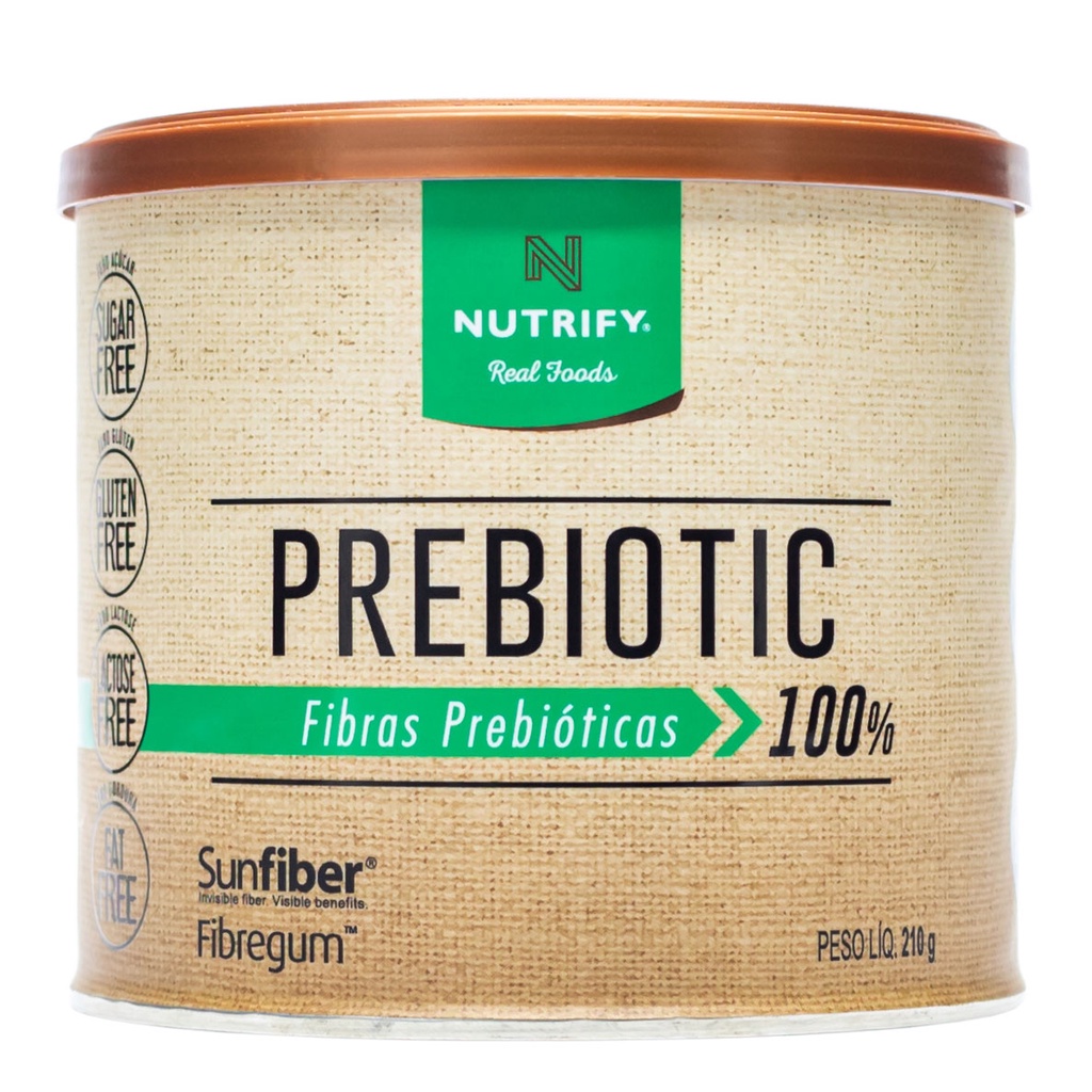 Prebiotic Fibras Prebióticas 100% Neutro 210G Nutrify | Shopee Brasil