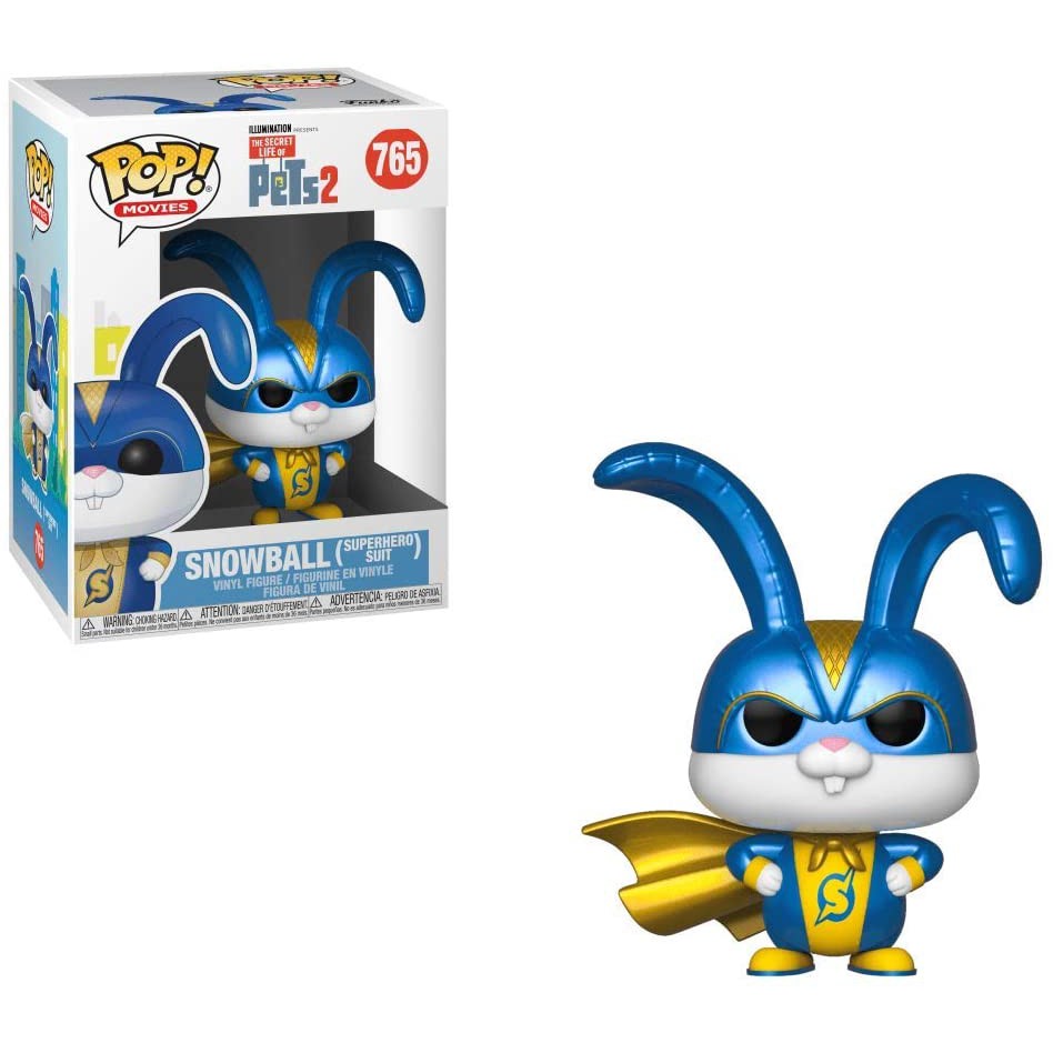 Boneco Funko Pop Movies (Pets 2) - Snowball #765 | Shopee Brasil