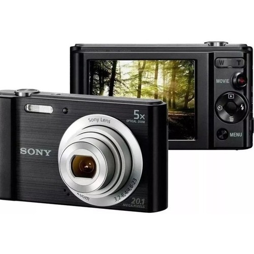 Camera Digital Sony Cyber-shot Dsc-w800 Original | Fotográfica Filmadora | Acompanha Case De ...