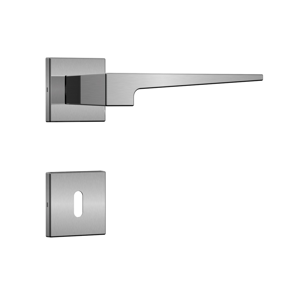 Fechadura Porta Interna Classic 3200 Quadrada Escovada Stam | Shopee Brasil
