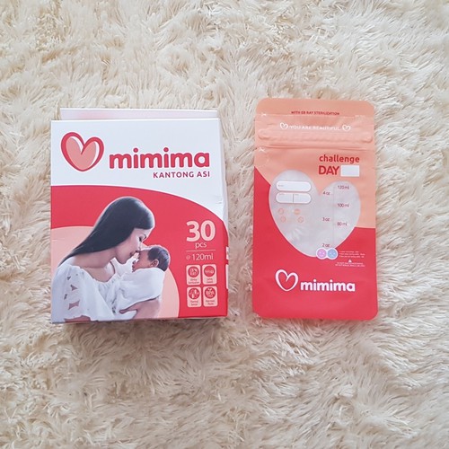 Saco De Leite Materno Mimima 30pcs | Shopee Brasil