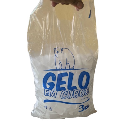 embalagem saco de gelo 3kg | Shopee Brasil