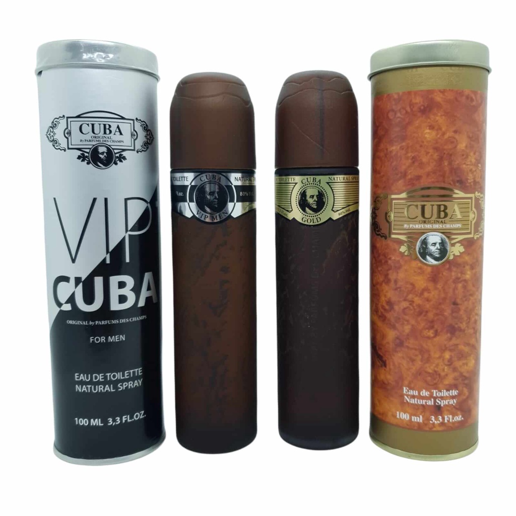 Perfume Cuba VIP Masculino Importado + Cuba Gold Importado 100 ml ...