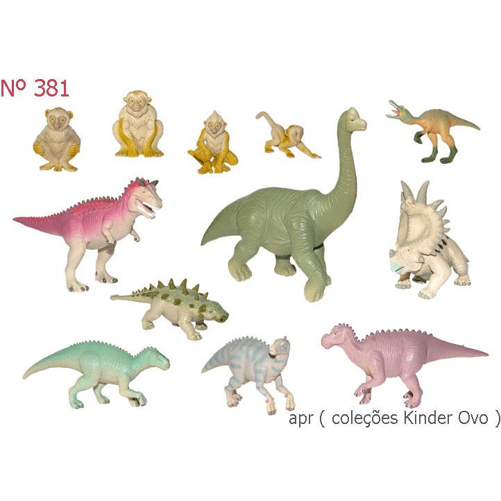Kinder Ovo - Coleção Completa - Dinosaurier (panini) | Shopee Brasil