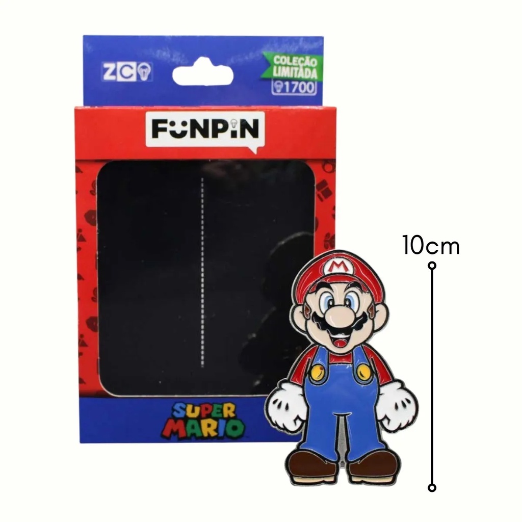 Button Mario Super Mario Funpin P/ Mochila Coleção Limitada | Shopee Brasil