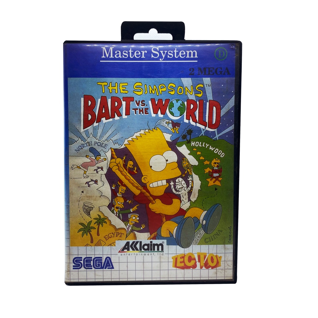 Jogo The Simpsons: Bart vs. the World - Master System | Shopee Brasil