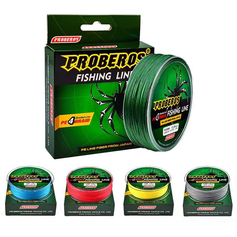 Linha Trançada Extra Forte , 100m , 4 Fios , 6-100lb , Resistente Ao ...