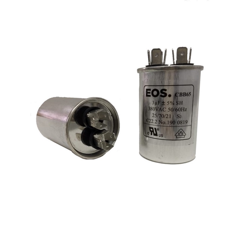 CAPACITOR 3 UF COPO ALUMINIO 380V | Shopee Brasil