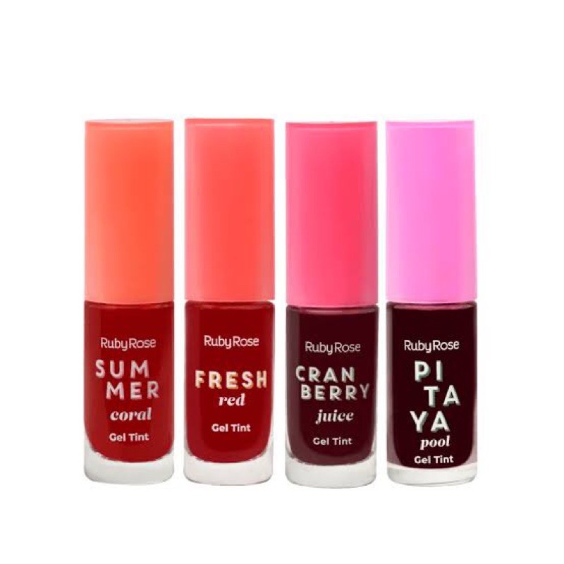 Gel Tint Labial Ruby Rose -Pitaya - Summer Coral LIP TINT | Shopee Brasil