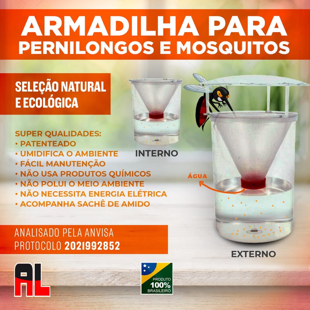 Armadilha Contra Dengue Aedes Aegypti Fácil Uso Kit 6 un | Shopee Brasil