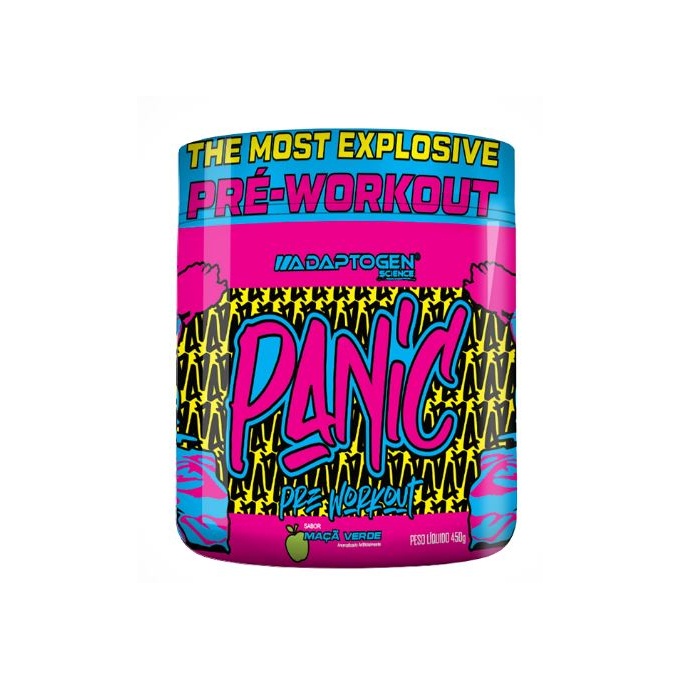 Pre treino Panic Adaptogen nova formula 450g | Shopee Brasil