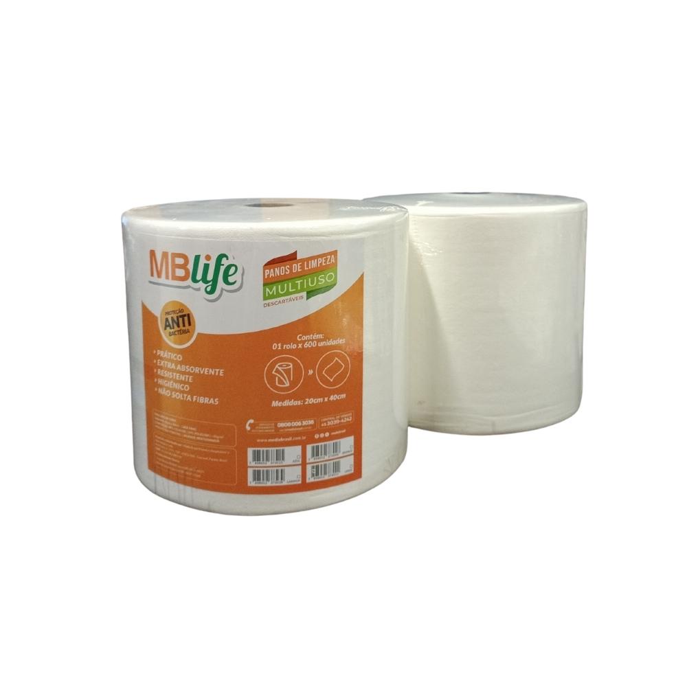 Pano multiuso - Rolo MB Life - Medix | Shopee Brasil