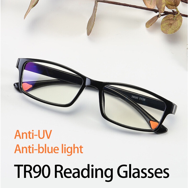 Óculos Para Leitura Anti-Raios Azuis TR90 HD | Shopee Brasil