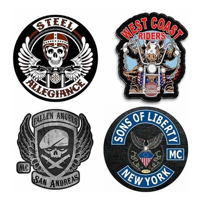 Adesivo Moto Clube Mc Impressão Digital M2 | Shopee Brasil