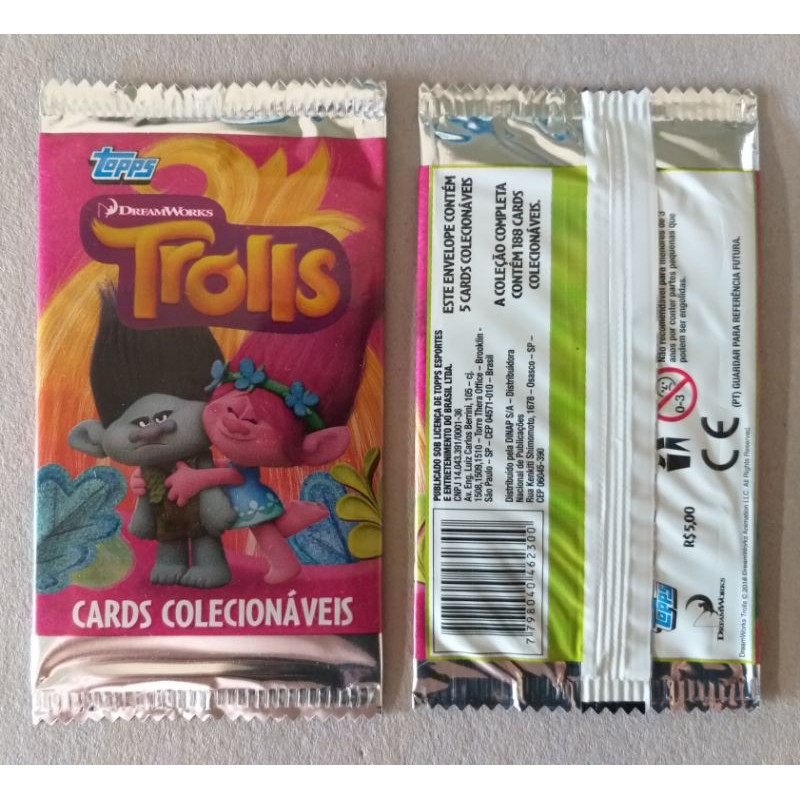 Envelope de Cards - Álbum Coleção Trolls - Topps | Shopee Brasil