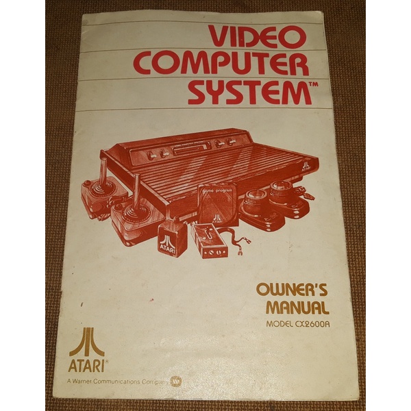 Atari - Manual do Usuário (Modelo CX2600A) | Shopee Brasil