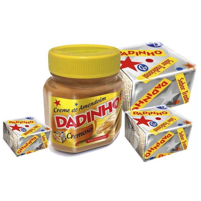 Dadinho Creme de Amendoim 180g - Escorrega o Preço