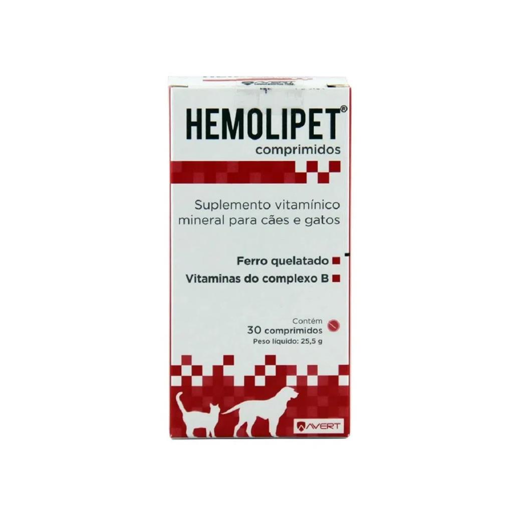 Hemolipet 30 Comprimidos Suplemento Vitaminico | Shopee Brasil