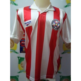 Camisa Futebol Seleção Paraguai Reebok # 4 Anos 90 | Shopee Brasil