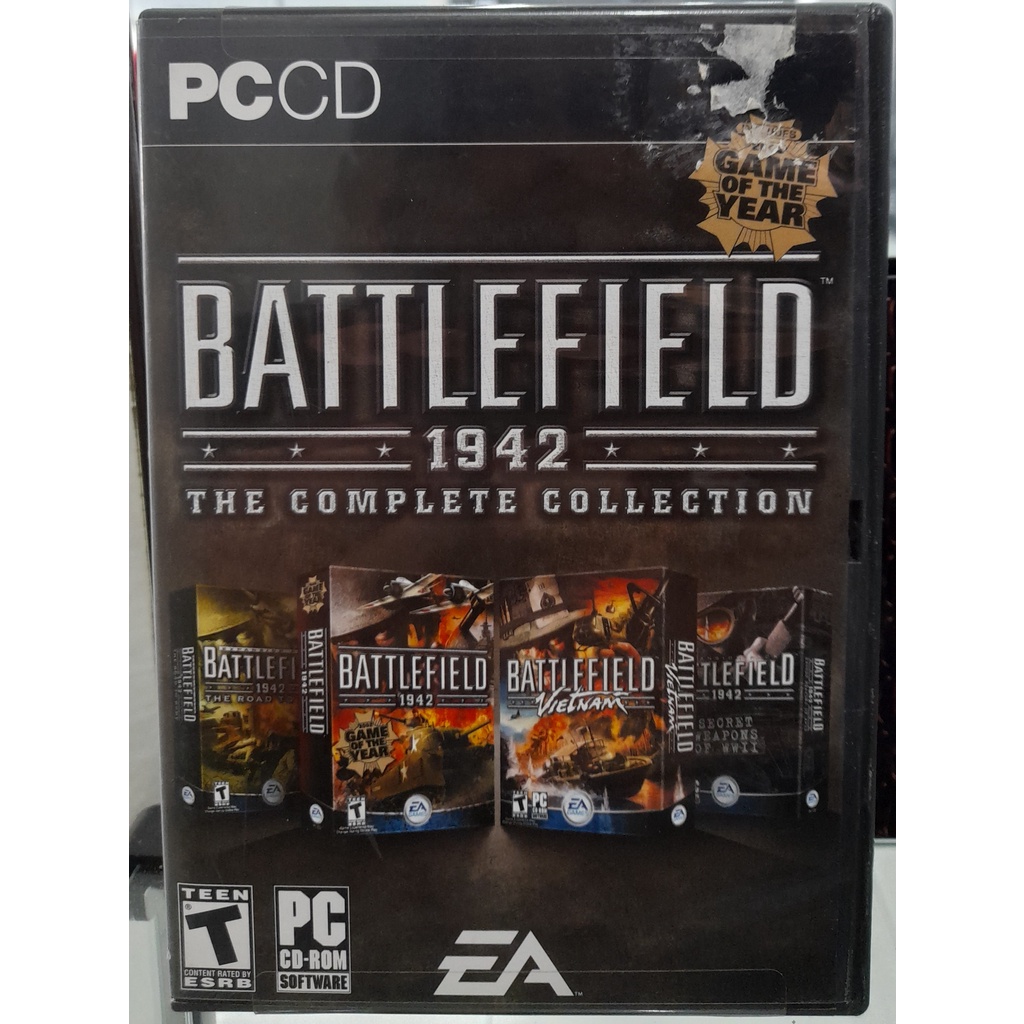 GAME-PC-CD-ROM-BATTLEFIELD 1942-THE COMPLETE COLLECTION-CONSERVADO ...