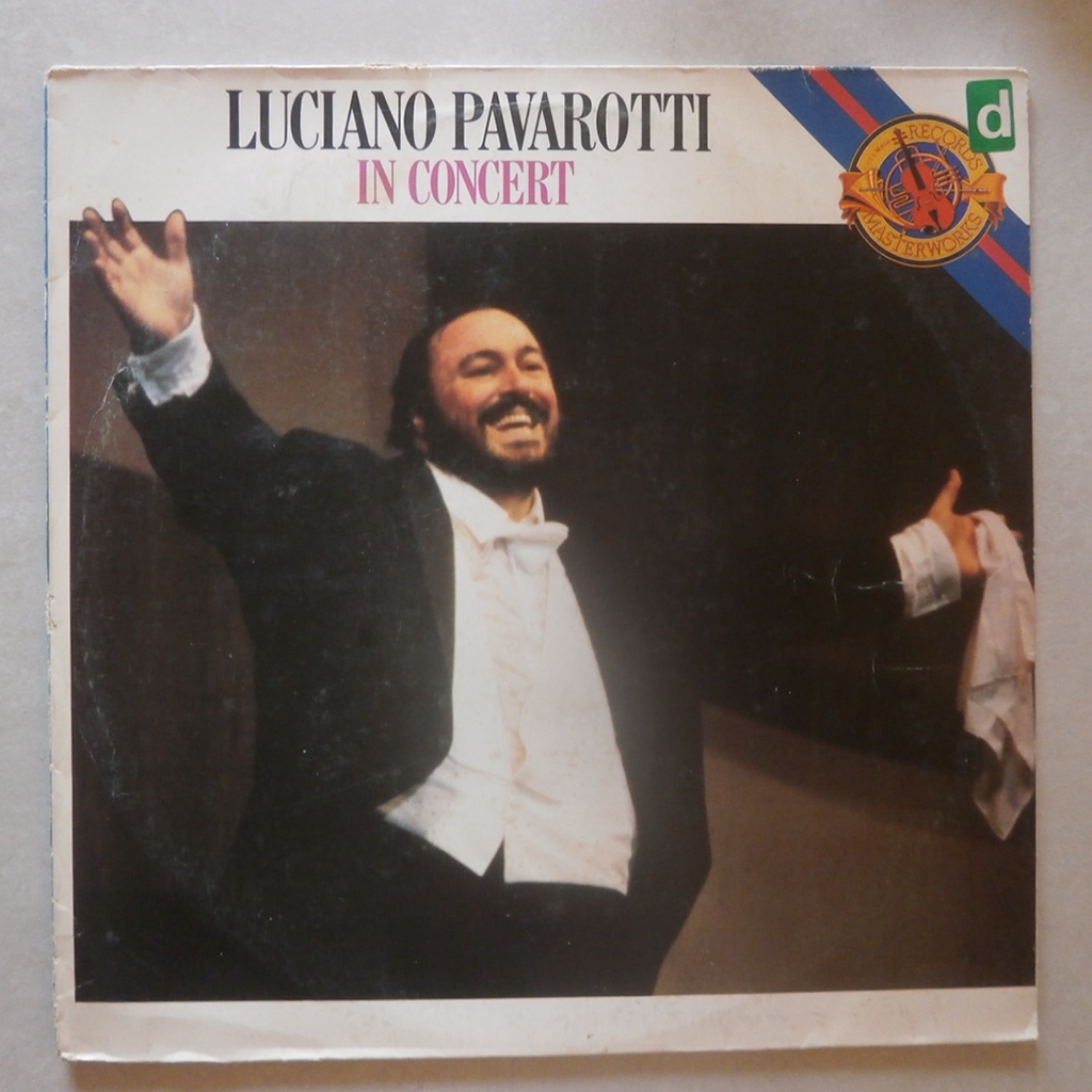 Lp Luciano Pavarotti 1987 In Concert, disco de vinil | Shopee Brasil