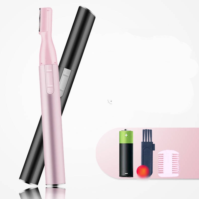 Aparador Elétrico de Sobrancelhas / Removedor de Pelos Corporais Faciais / Lâmina Barbeadora ...