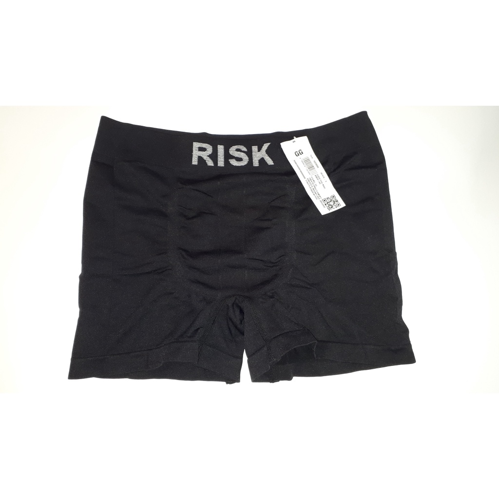 CUECA RISK BOXER MASCULINA TAMANHO GG COR LISA PRETA DE LYCRA COD ...