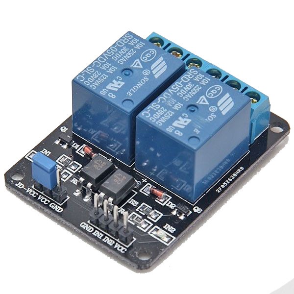 Módulo Relé Rele 2 Canais 5v | Arduino, Pic, Raspberry Pi | Shopee Brasil
