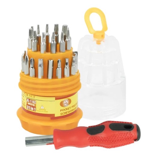 Jogo Kit Chaves Precisão 31 peças Torx Alen Philips Y Fenda | Shopee Brasil