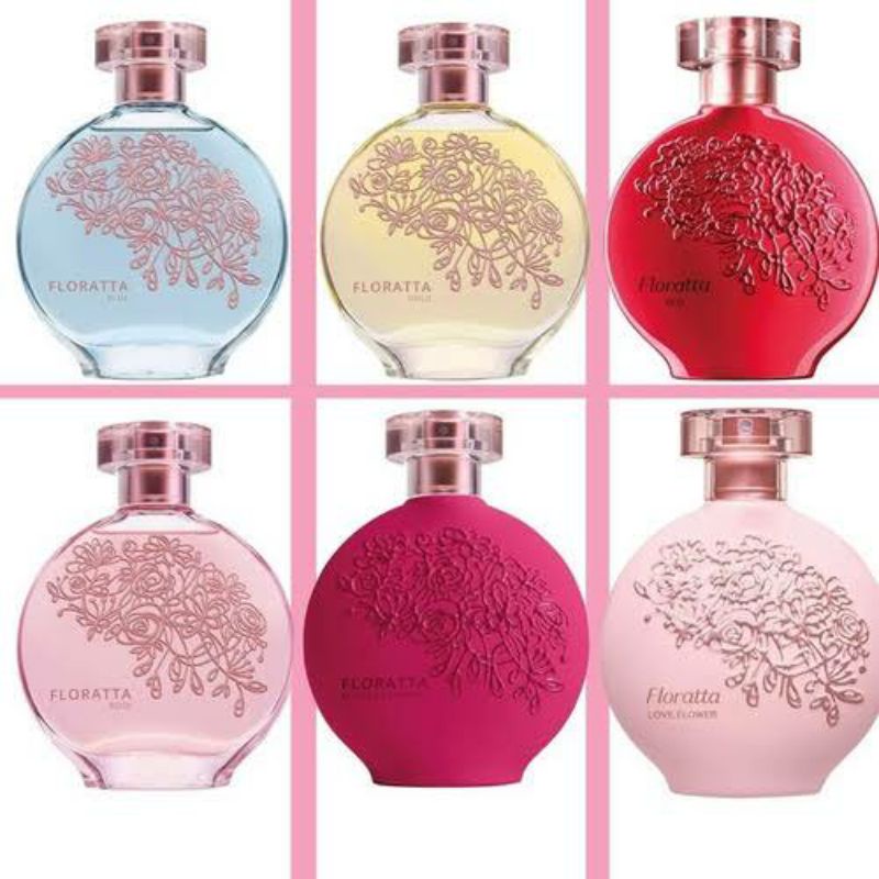 Perfumes Floratta (Rose, Blue,Red...) 75ml | Shopee Brasil