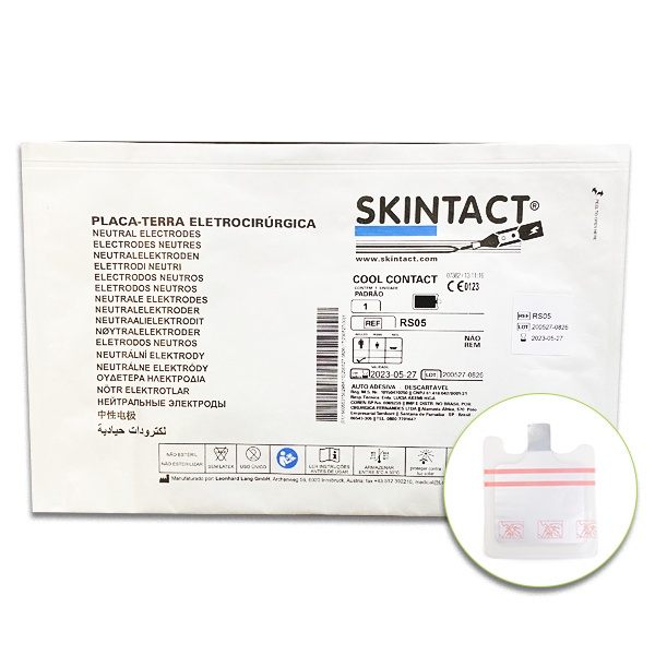 Placa Terra Elétrocirurgica Adesiva Padrão Skintact RS05 | Shopee Brasil