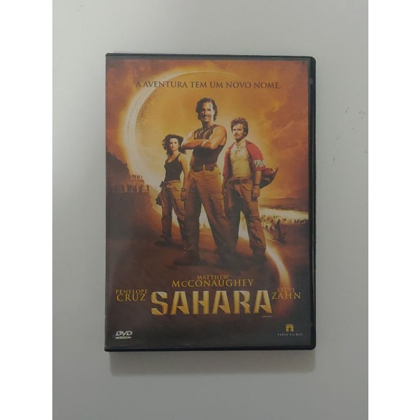Dvd - Sahara / Matthew McConaughey, Steve Zahn, Penélope Cruz, Lambert ...