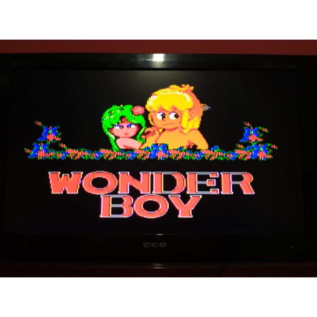 Cartucho original Master System " Wonder boy" | Shopee Brasil