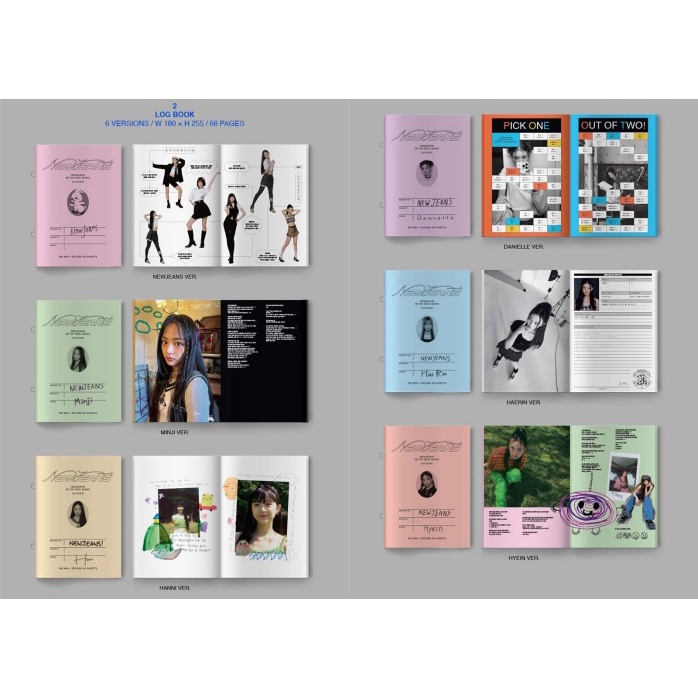 NewJeans 1st EP 'New Jeans' Bluebook ver. | Shopee Brasil