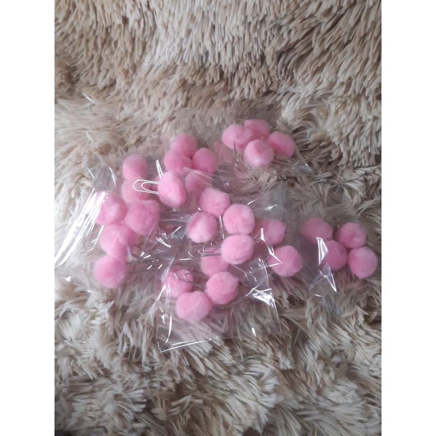 CLIPES COM BOMBOM ROSA( 4 UNIDADES) | Shopee Brasil