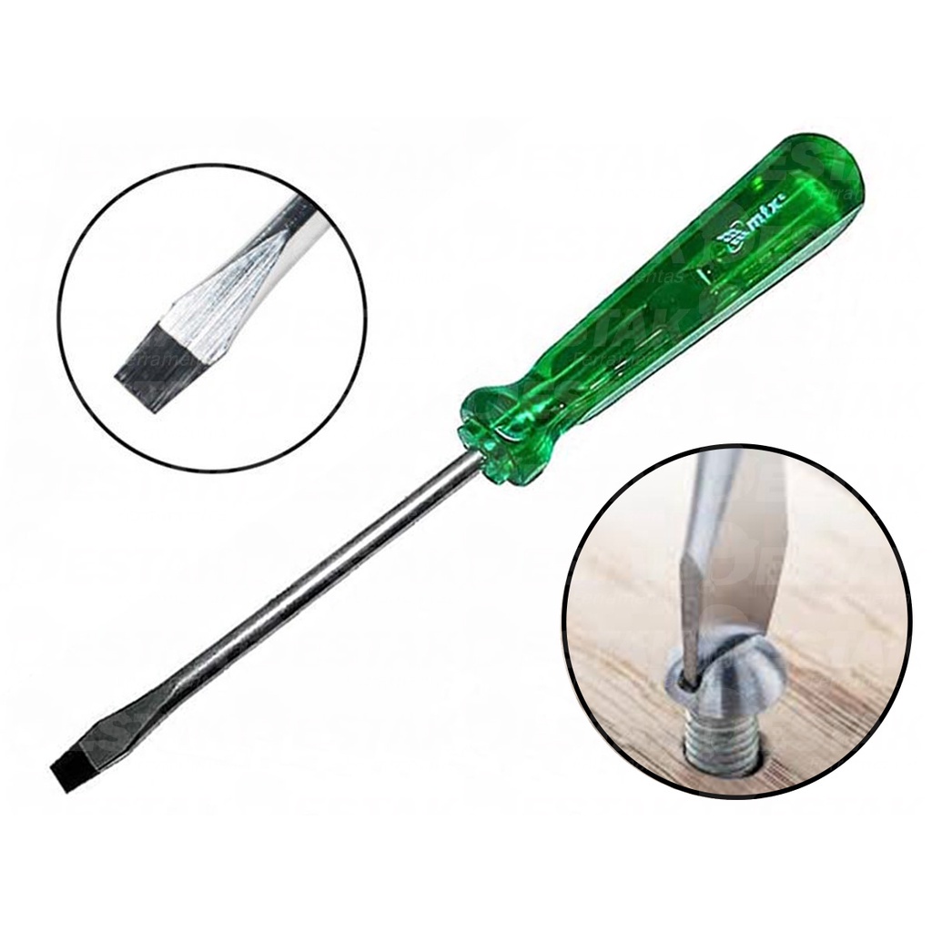 Chave de Fenda Cabo Verde 3/8 X 10 Pol (Sl9,5 X 250 Mm) Mtx - Escorrega ...