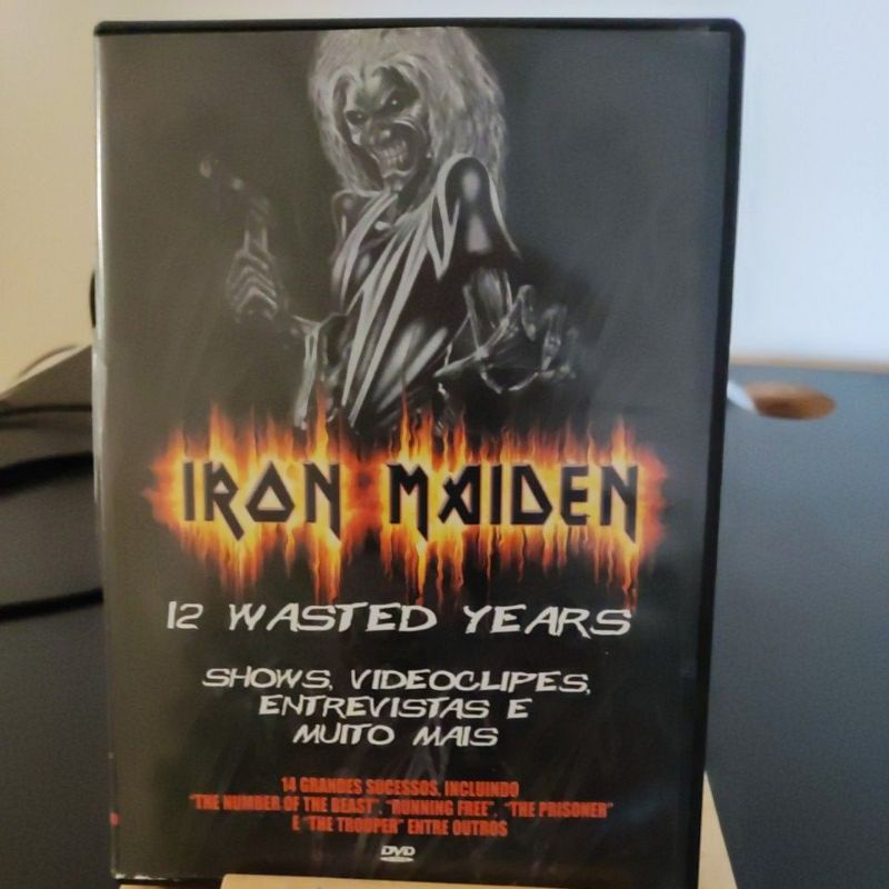DVD IRON MAIDEN 12 WASTED YEARS | Shopee Brasil
