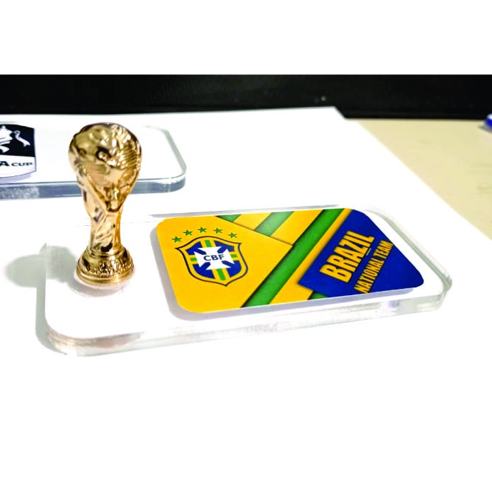 Mini taça copa do mundo BRASIL | Shopee Brasil